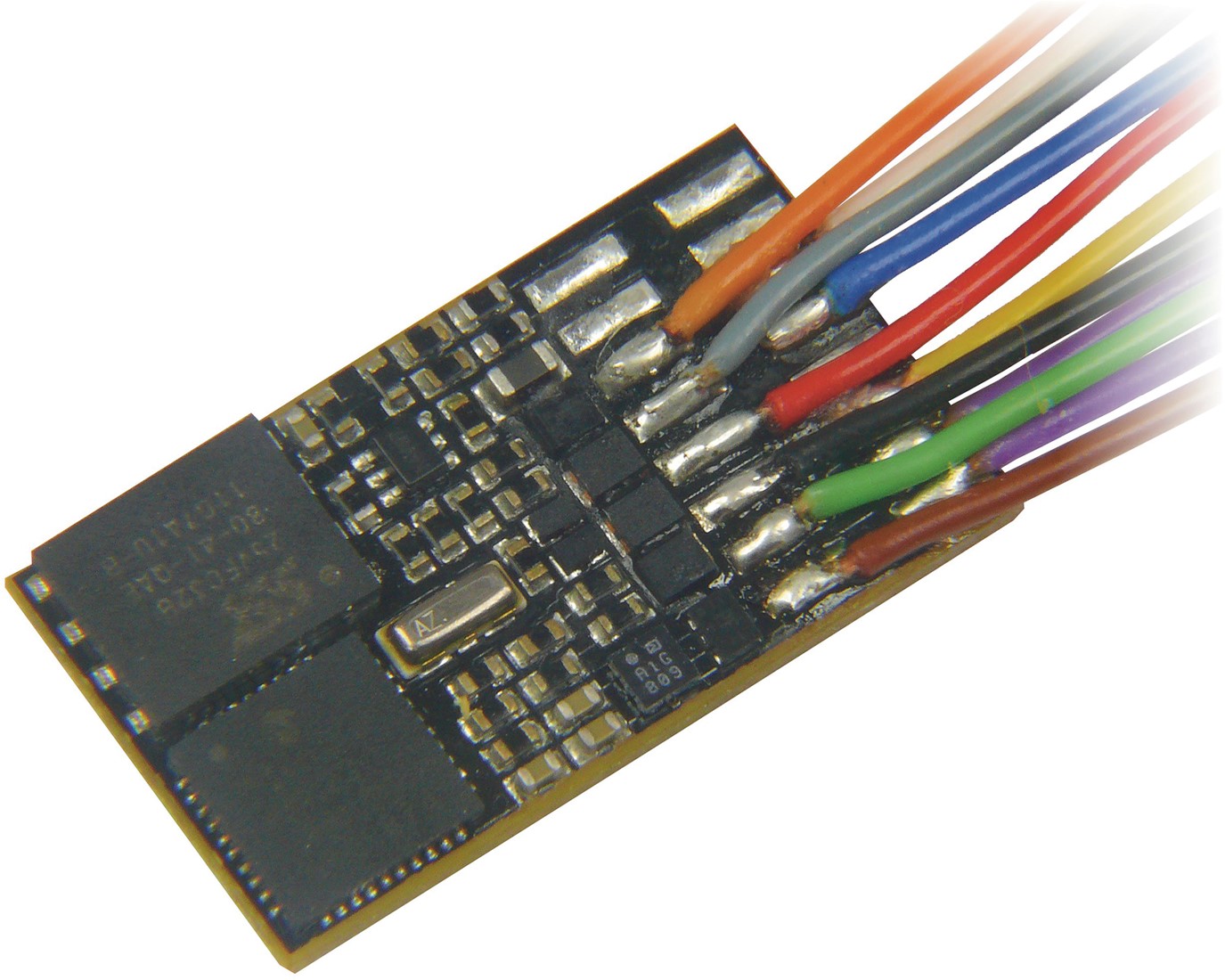 Roco 10892 H0 - Sound decoder 8 polig kabel NEM 652 8 Pins (Zimo MX648R) ETS Modelspoor