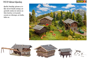 Faller 190139 H0 - Actieset Alpendorp ETS Modelspoor