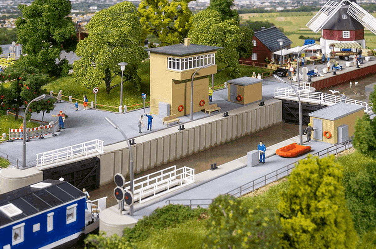 Faller 190646 H0 - SLUIZENCOMPLEX ETS Modelspoor