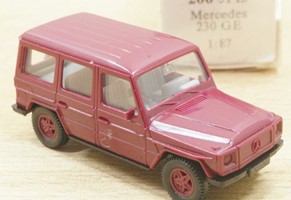 Wiking 2660113 H0 - Mercedes Benz 230 GE Bordeaux Rood ETS Modelspoor