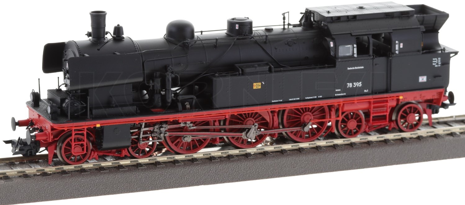 ESU X 31184 H0 - Dampflok, H0, T18, 78 395 DR, Schwarz, Ep III ...