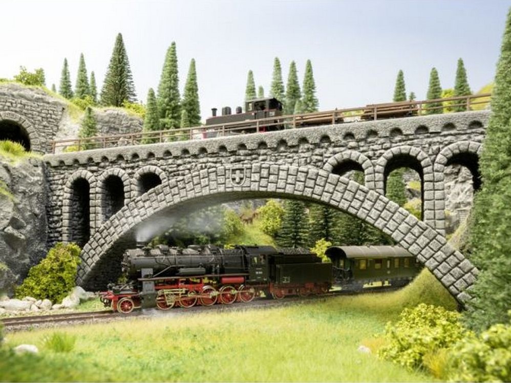 Noch 58671 H0e H0m - Rhône Viaduct ETS Modelspoor