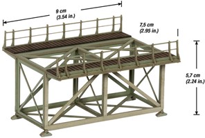Noch 67023 H0 - Brug, enkelspoor, eerste deel ETS Modelspoor