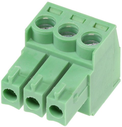 Roco 96789 - Steckerklemme RM3,5 3-pol.grün ETS Modelspoor