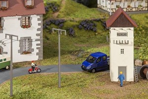 Faller 120241 H0 - Transformatorhuisje met Stroommasten ETS Modelspoor