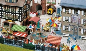Faller 180582 H0 - Weekmarkt ETS Modelspoor
