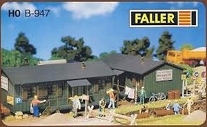 Faller B-947 H0 - Houten Barak ETS Modelspoor
