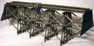 Hunterline HLHTREST1 N - 81 Framed Trestle Bridge ETS Modelspoor