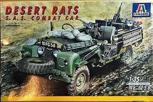 Italeri 258 - Desert Rats SAS Combat Car 1:35 (Open Verpakking) ETS ...