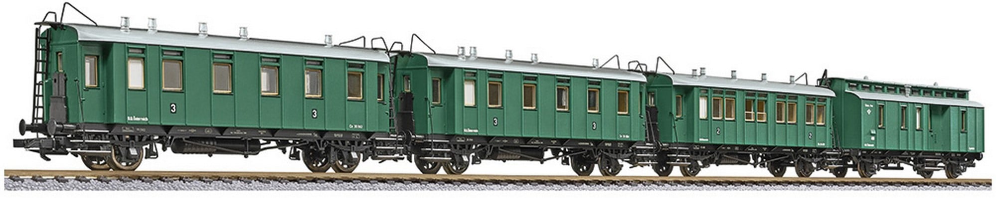 Liliput L330517 H0 - 4tlg. Personenwagen-Set,BBÖ,Ep.II ETS Modelspoor